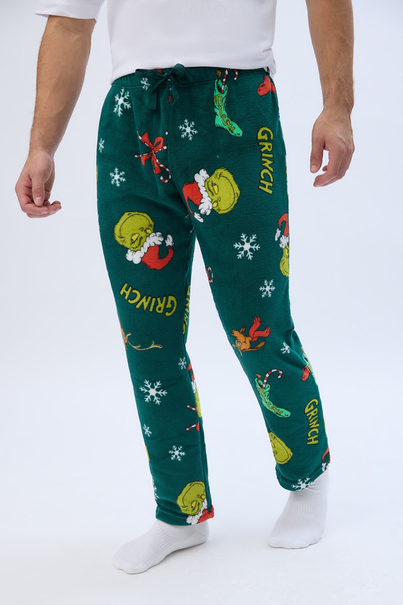 The Grinch Printed Plush Pajama Pants – Bluenotes