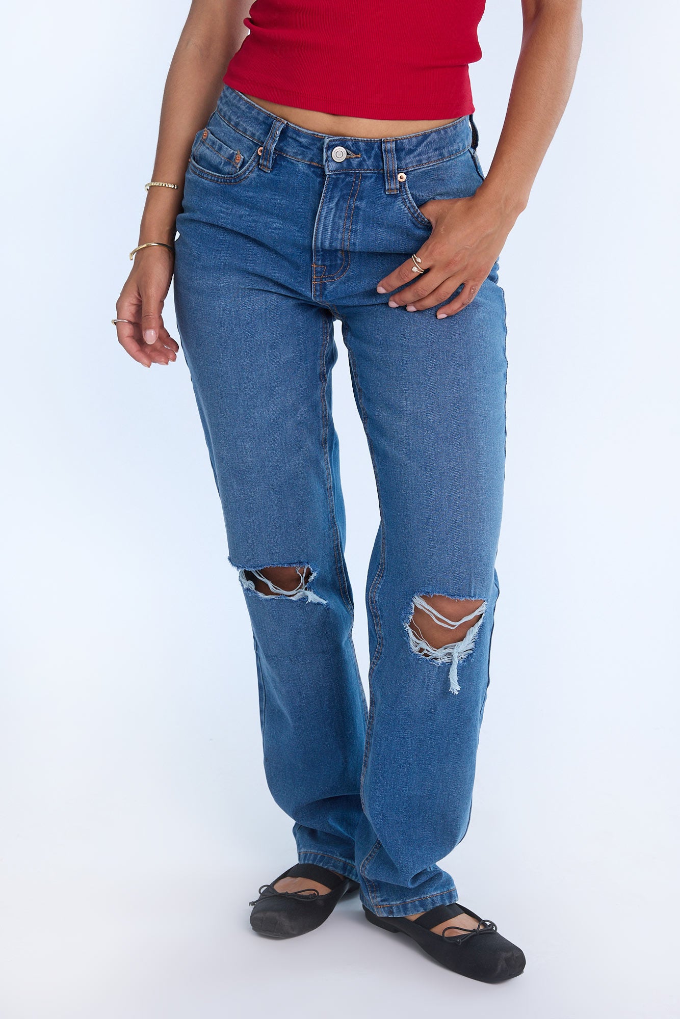 AERO Super High Rise Straight Jeans – Bluenotes