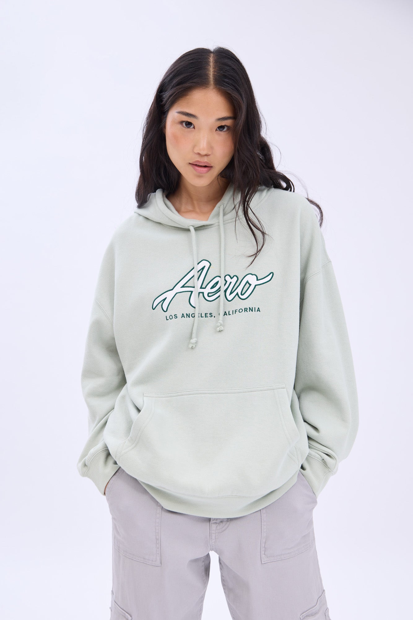 AERO Graphic Boyfriend Hoodie – Bluenotes