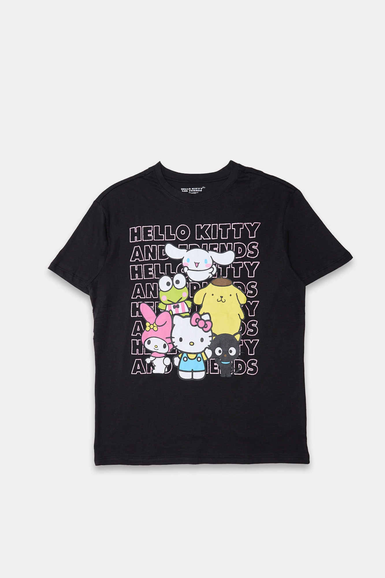 Hello Kitty Puff Print Graphic BoyfriendTee – Bluenotes